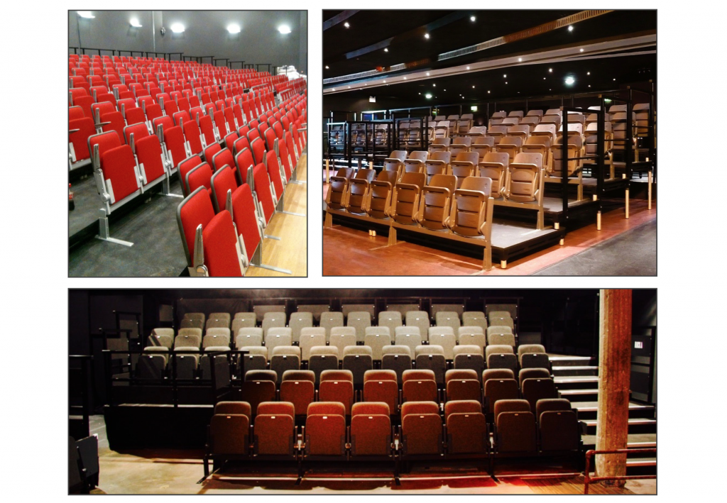 Seating tiers fixed /modular manufacture and installation