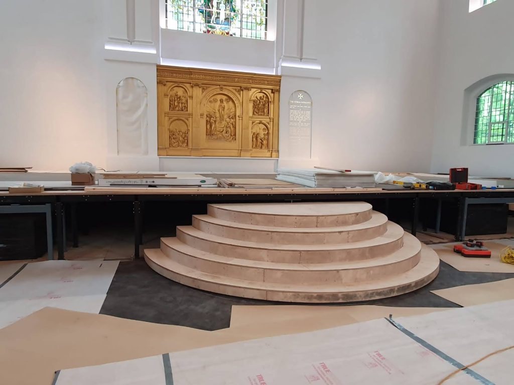 bespoke steps and church staging - Stage Solutions